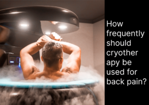 How frequently should cryotherapy be used for back pain? - SunCryo