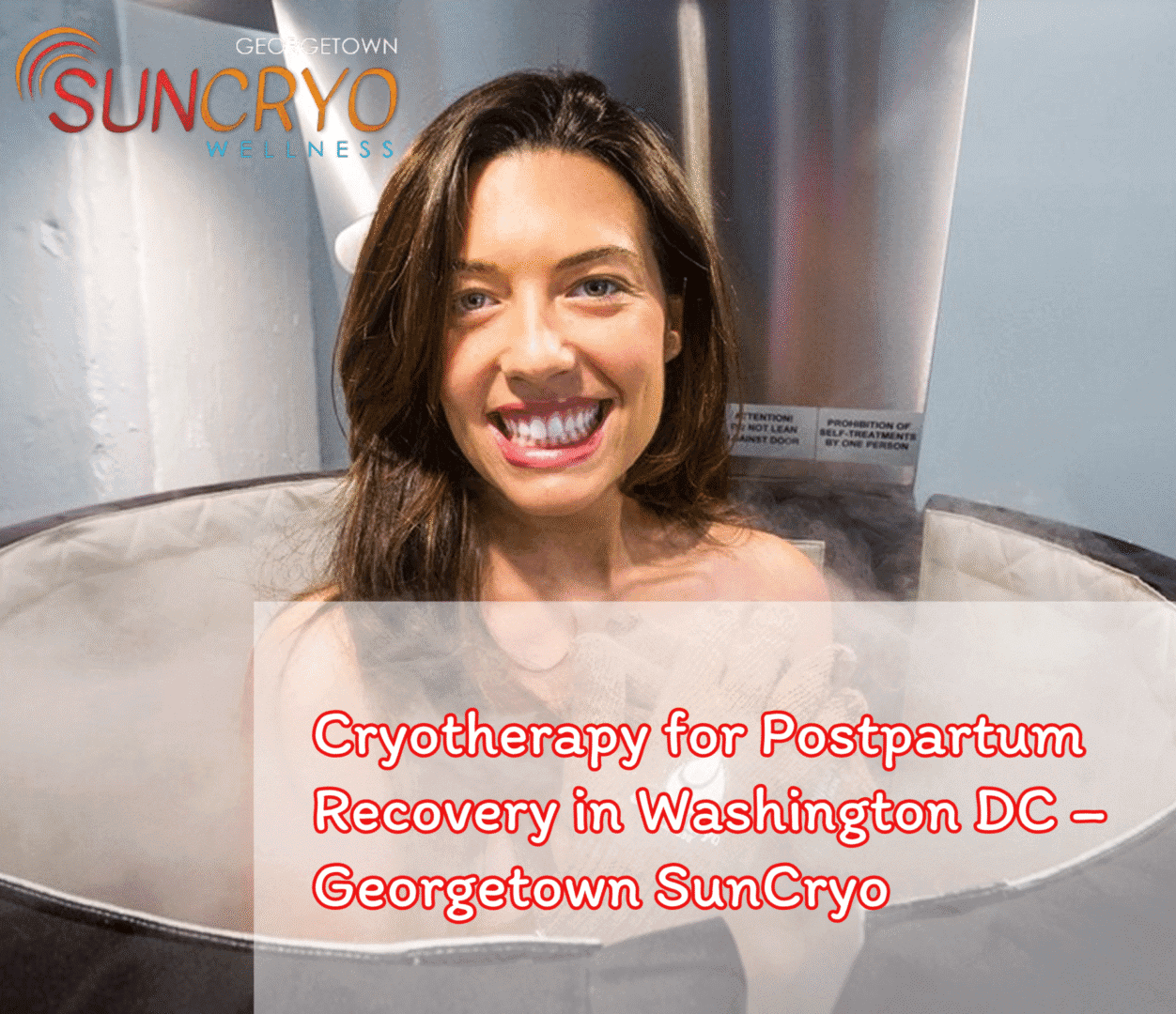Cryotherapy for Postpartum Recovery in Washington DC – Georgetown ...